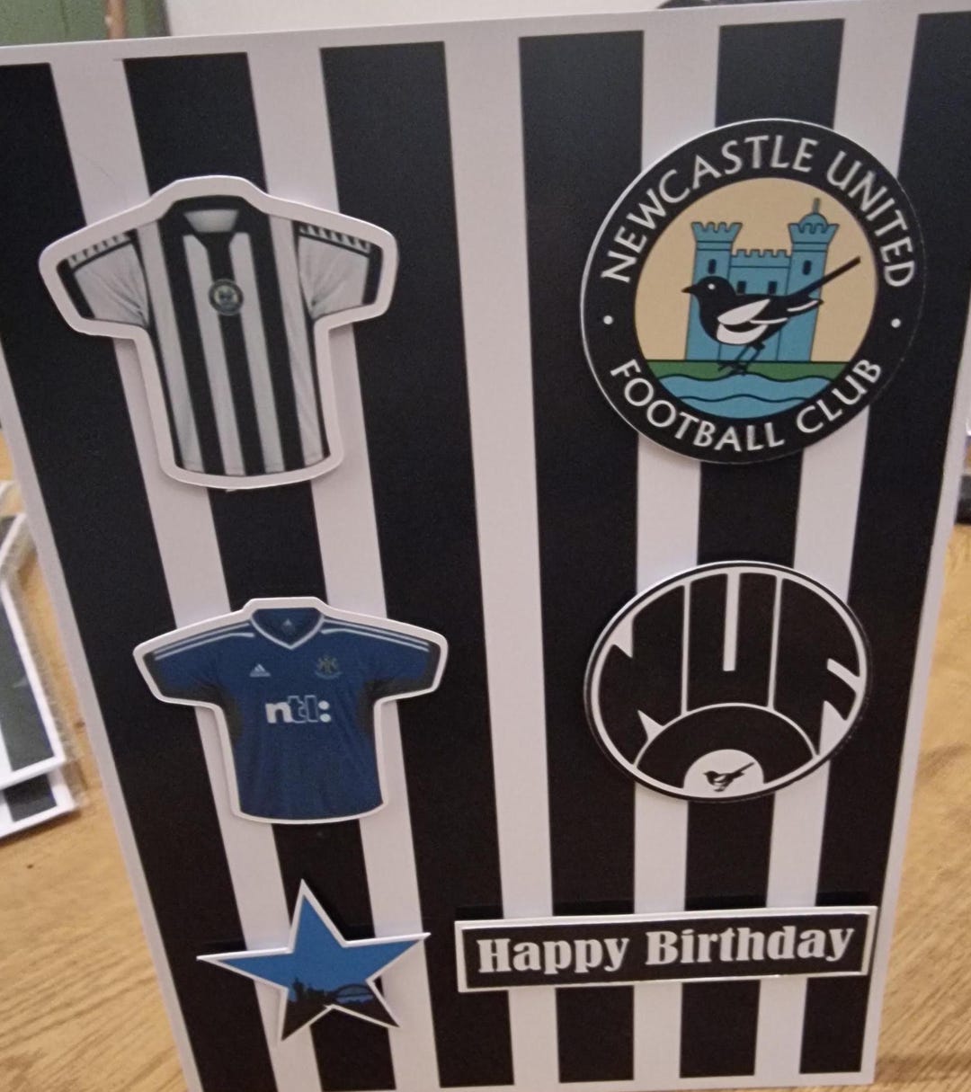 NUFC Deluxe Birthday Card Style 5 - Etsy