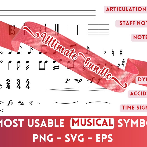 Music Notes Transparent Background - Etsy