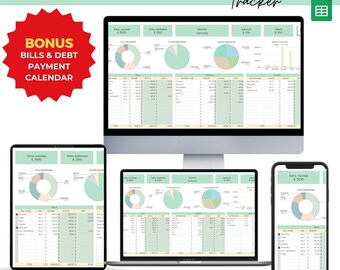 Weekly Budget Planner Google Sheets, Personal Finance Tracker ...