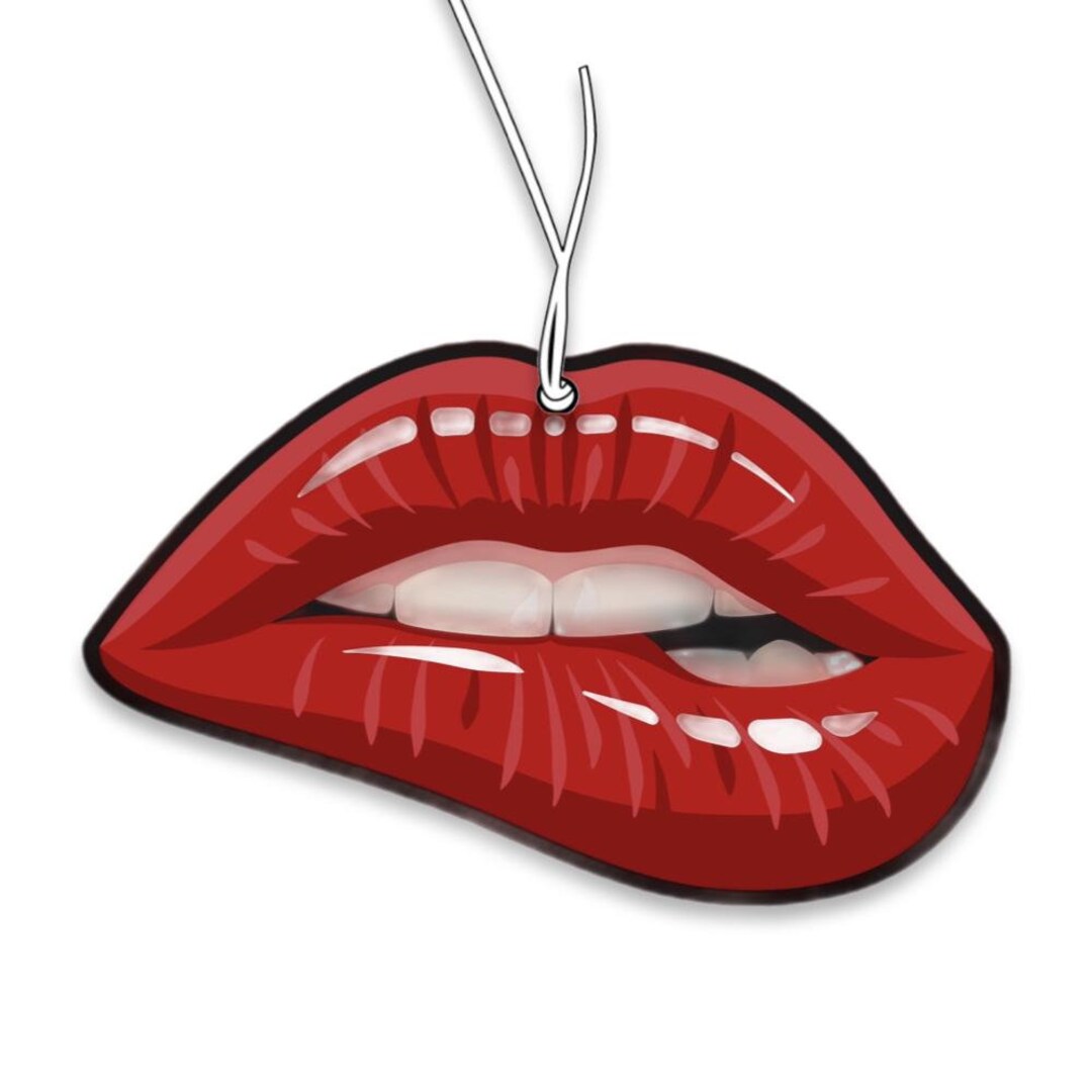 RED LIPS Scented Tree / Air Freshener / LIPS Air Freshener - Etsy
