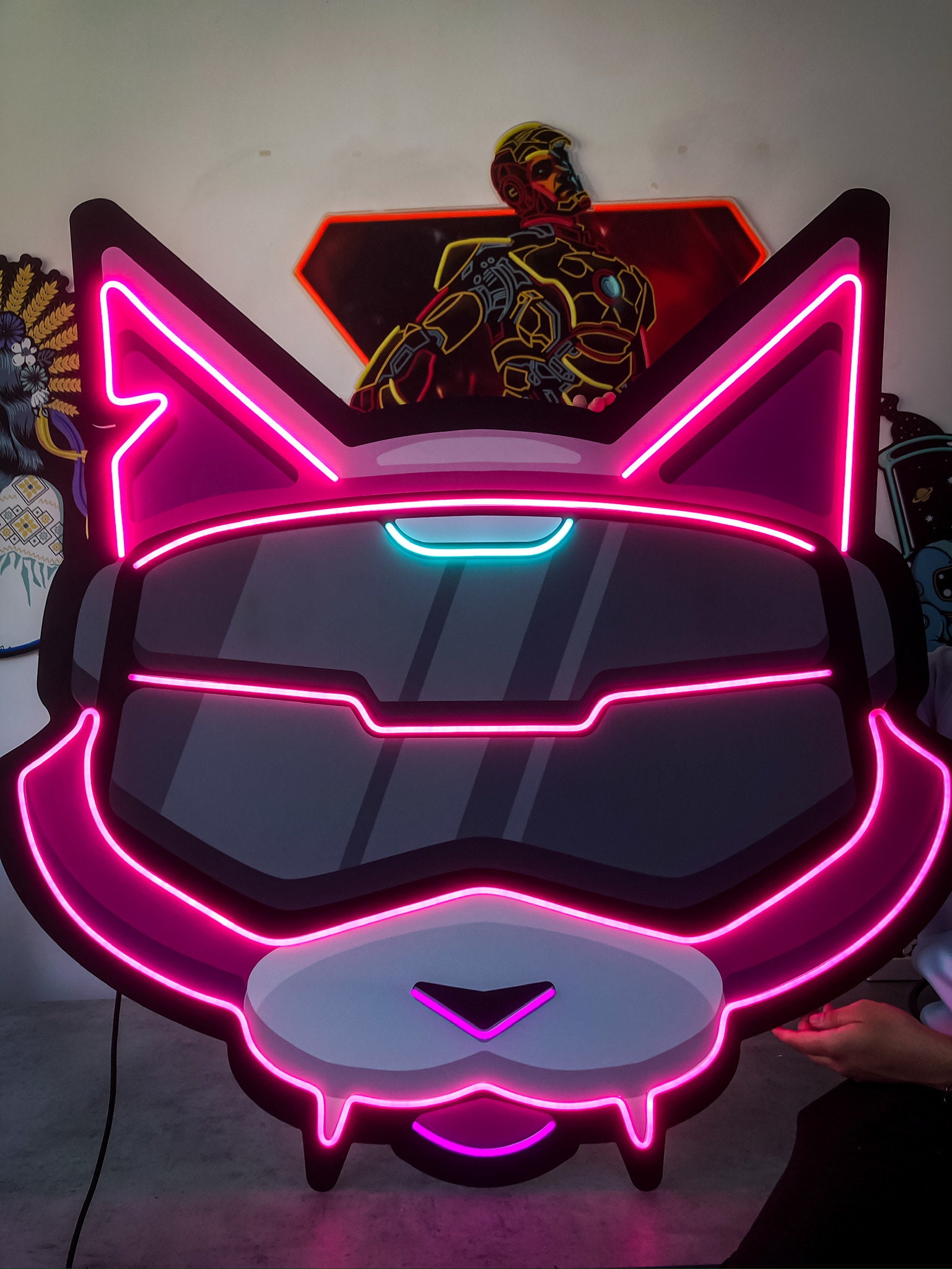 Custom Neon Sign, Custom Neon Artwork, Kaws, Bearbrick, Custom Art, Led ...