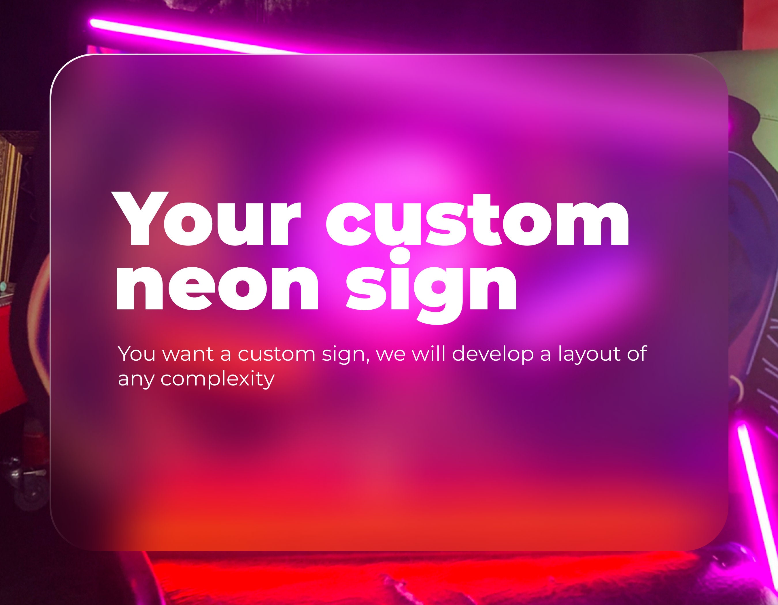 Custom Neon X Acrylic Artwork Kaws, Hypebeast Decor, Bearbrick, Custom ...