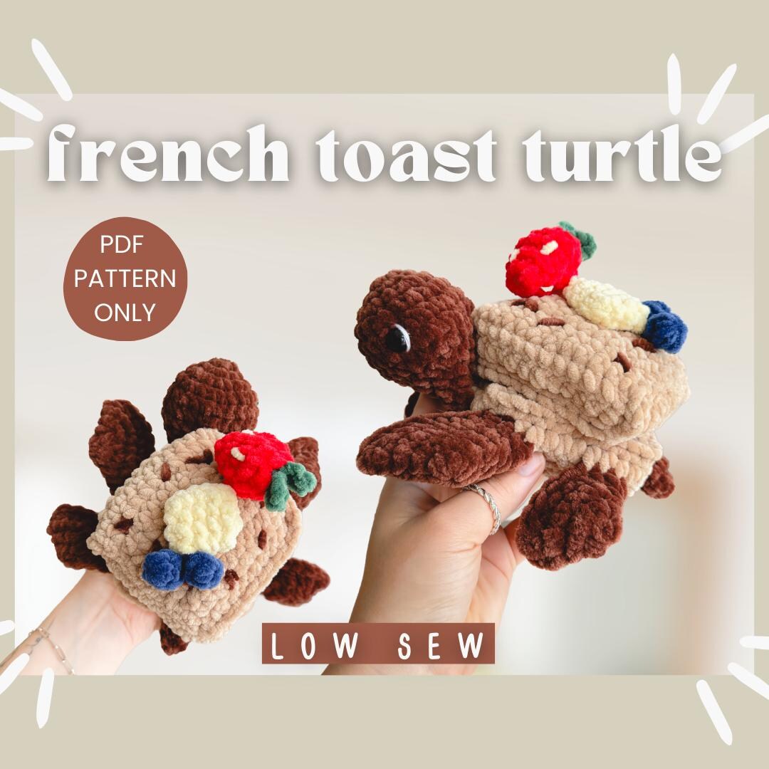 French Toast Turtle | Crochet Pattern | Quick and Easy ...