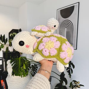 2 in 1 Sizes Granny Square Turtles | NO SEW | Crochet Pattern | Quick ...