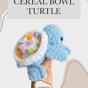 Cereal Bowl Turtle | Crochet Pattern | Quick and Easy ...