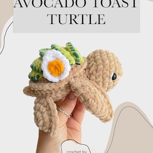 Avocado Toast Turtle | Crochet Pattern | Quick and Easy ...