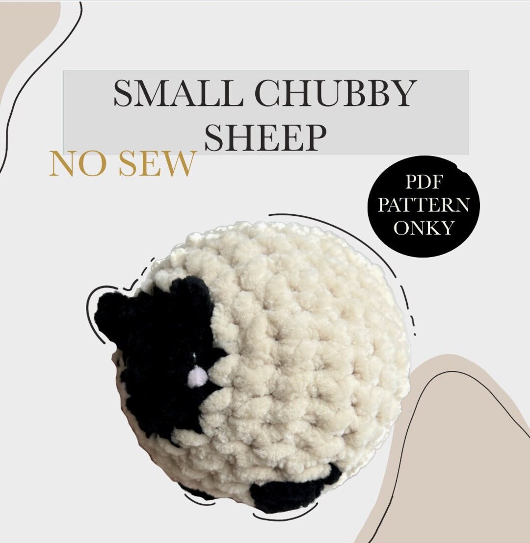 Mini Chubby Sheep Crochet Pattern NO SEW Crochet Patterns Quick and ...
