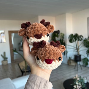 Mini Rudolph Reindeer | Crochet Pattern | Quick to Make for Markets ...