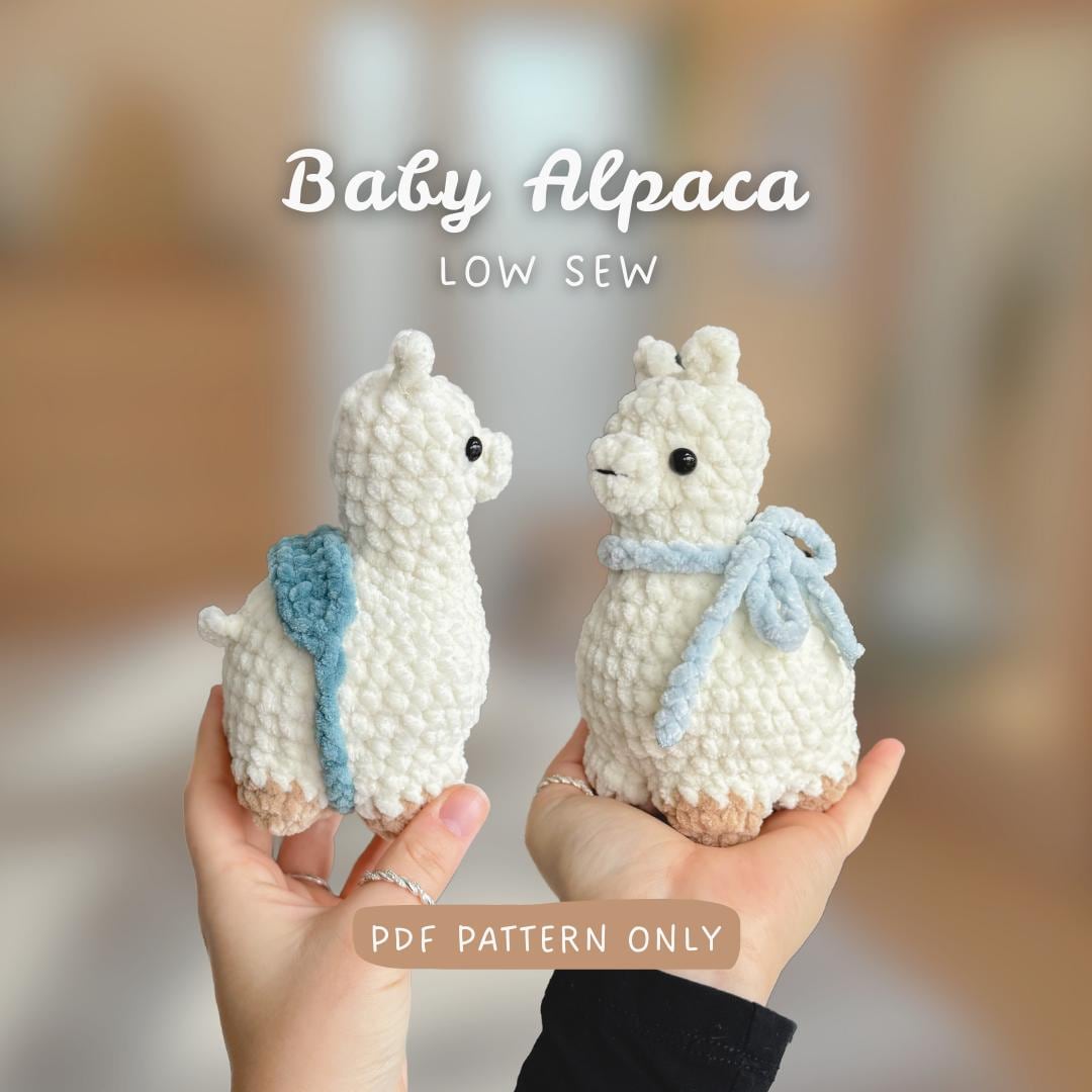 Baby Alpaca LOW SEW | Crochet Pattern | Quick and Easy | Advanced ...