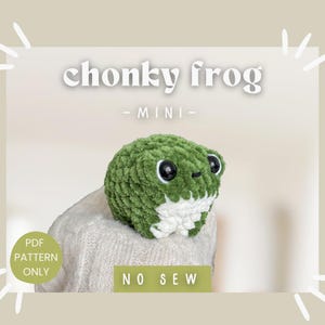 Mini Chonky Frog | NO SEW Crochet Pattern | Intermediate Difficulty | Quick to Make Pocketfrog ...