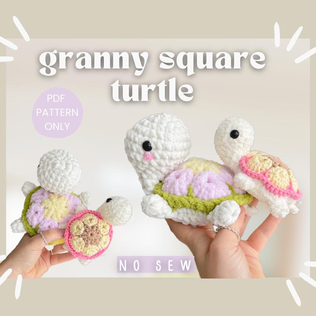 Flower Shell Turtle | NO SEW | Crochet Patterns | Quick Crochet ...