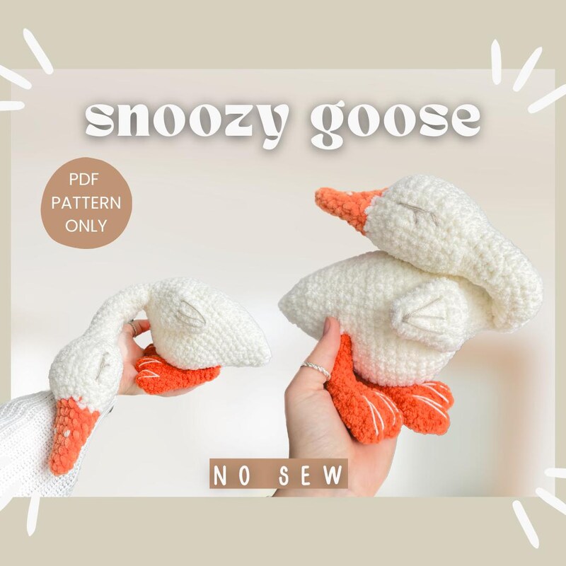Cute Sleeping Goose - Etsy