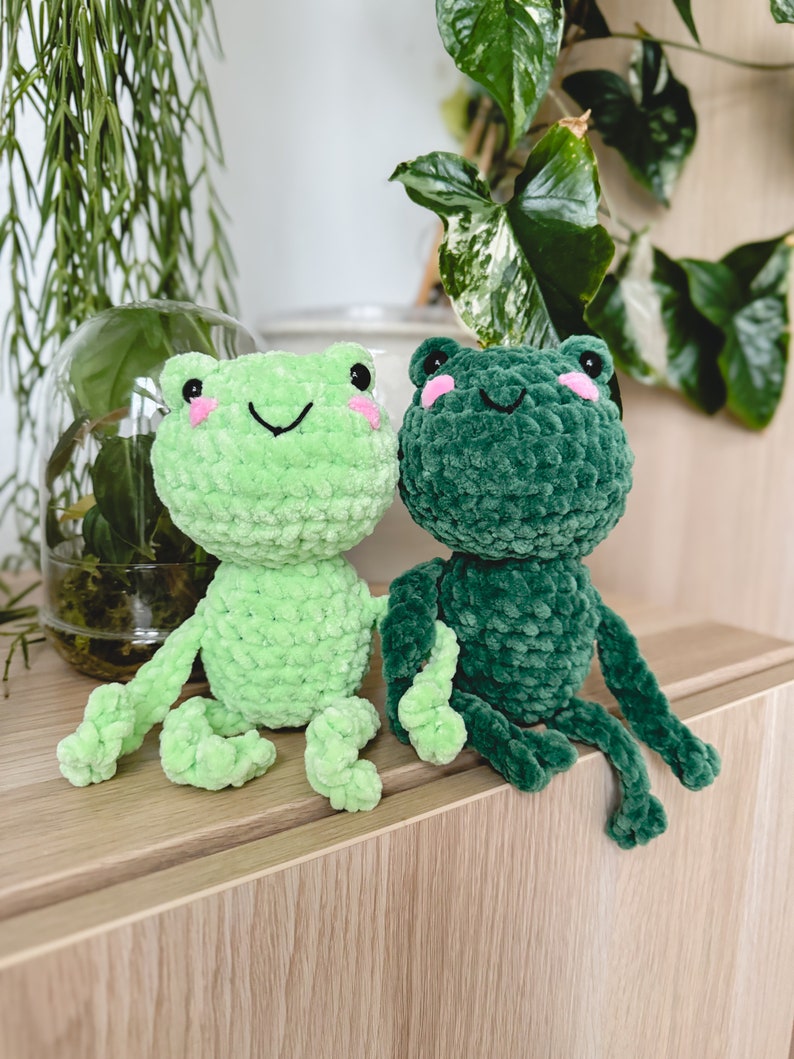 FRED the Frog Crochet Pattern NO SEW Crochet Patterns Quick and Easy ...