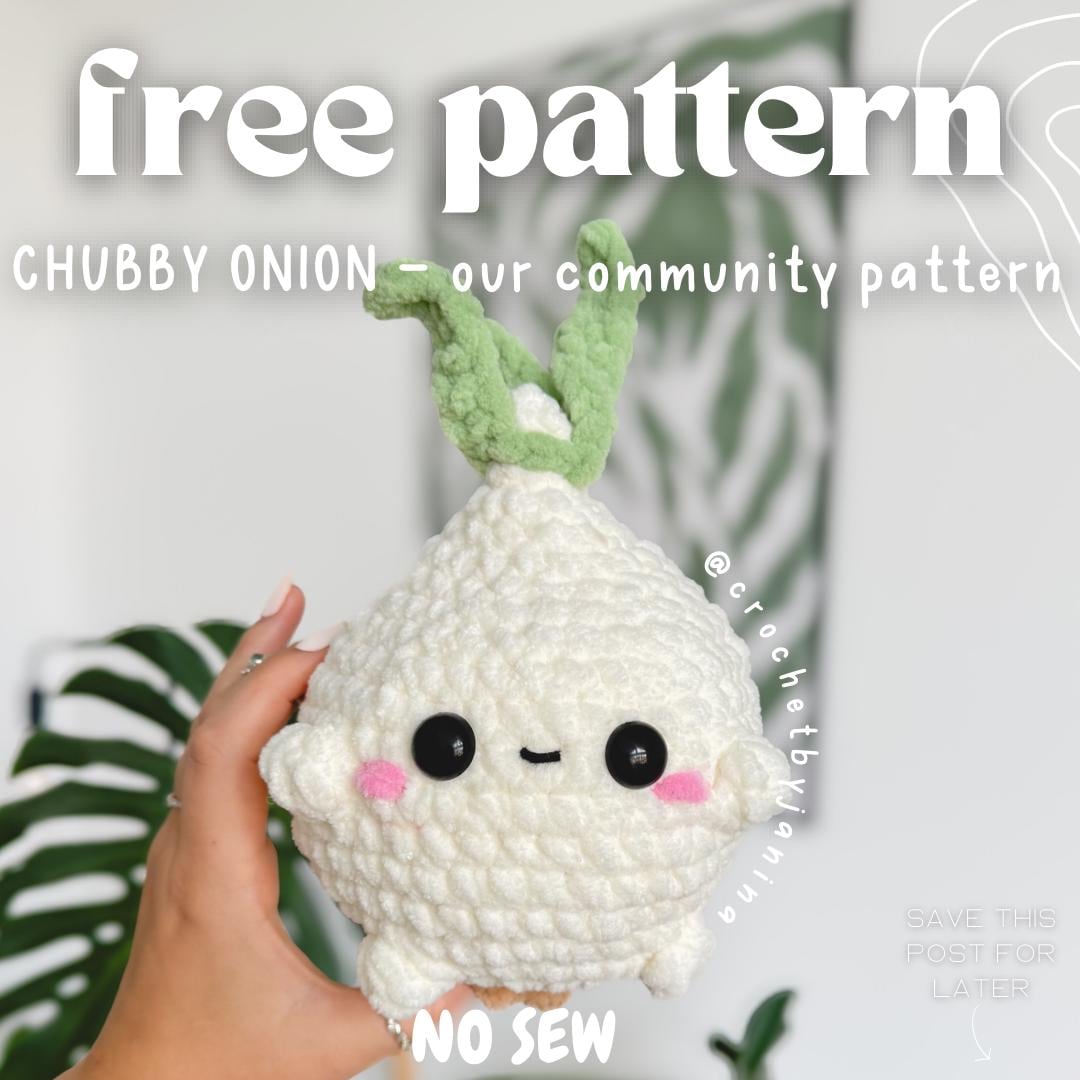 Chubby Onion FREE NO SEW Crochet Pattern | Quick and Easy | Beginner ...