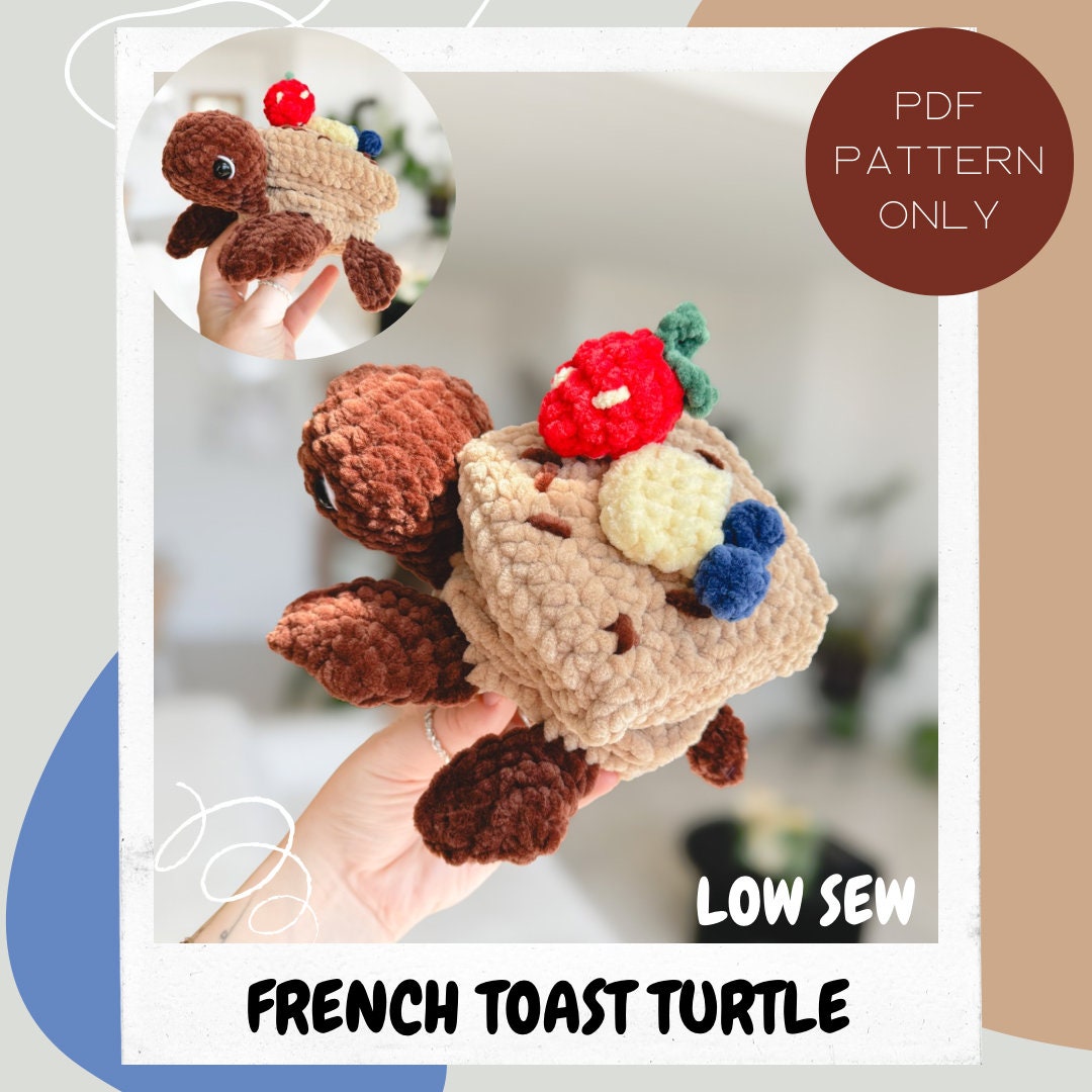 French Toast Turtle Crochet Pattern Quick and Easy Beginnerfriendly ...