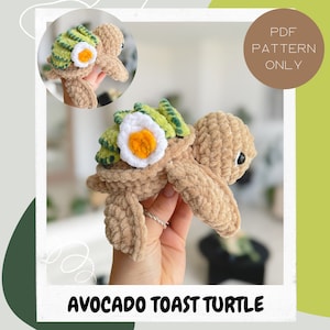 5 in 1 BUNDLE Breakfast Turtles | Crochet Pattern | Beginnerfriendly ...
