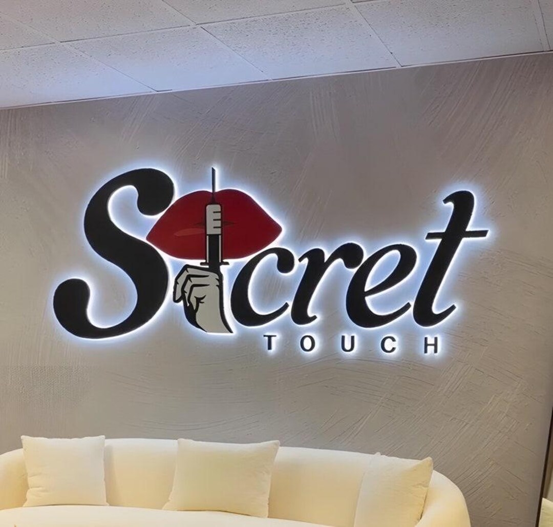 Beauty Spa Sign, Floating Metal Letters, Business Logo Sign, Cafe Sign ...