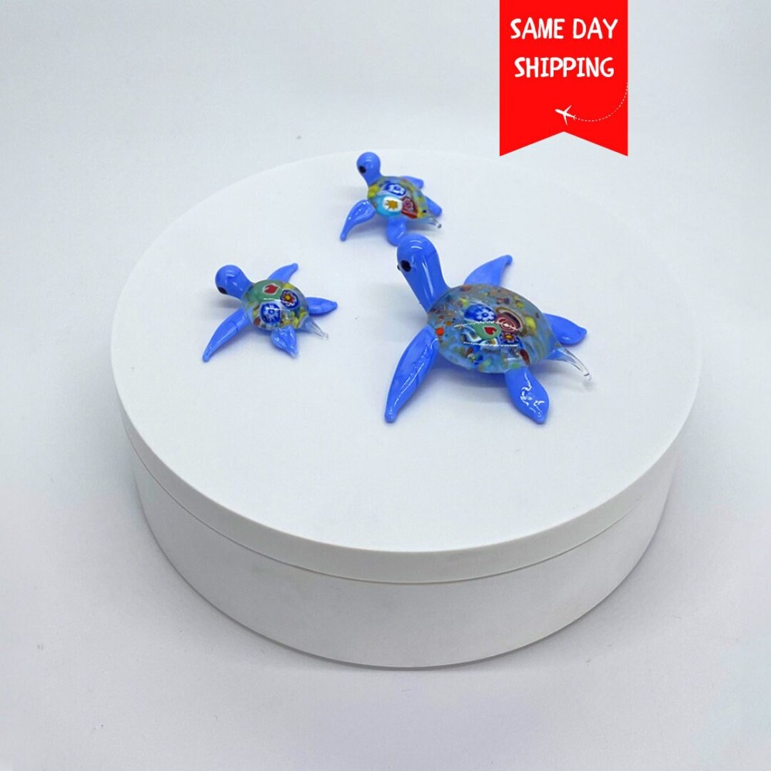Glass Sea Turtle, Handmade Glass Sea Turtle, Murano Glass Sea Turtle ...