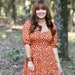 Felida Dress PDF Sewing Pattern, US Sizes 0 - 32, Puff Sleeve Dress ...