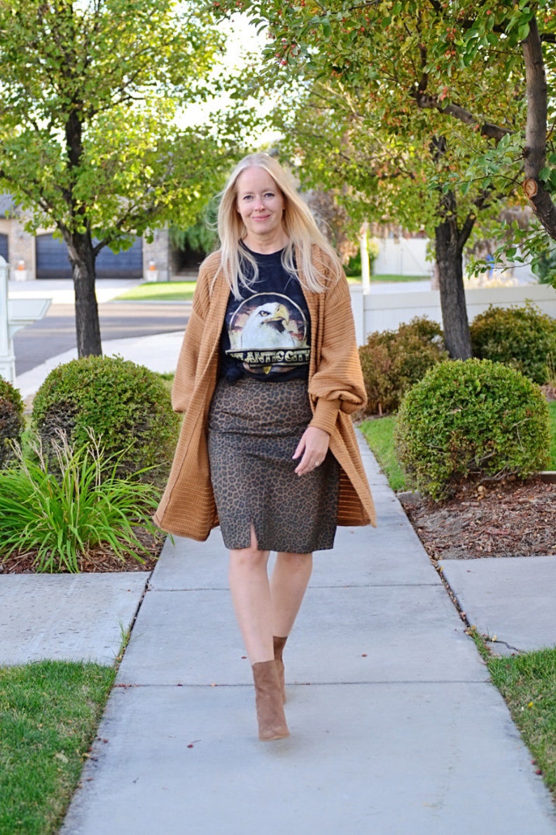 Sitka Skirt PDF Sewing Pattern, US Sizes 0 - 32, Fitted Skirt Pattern ...