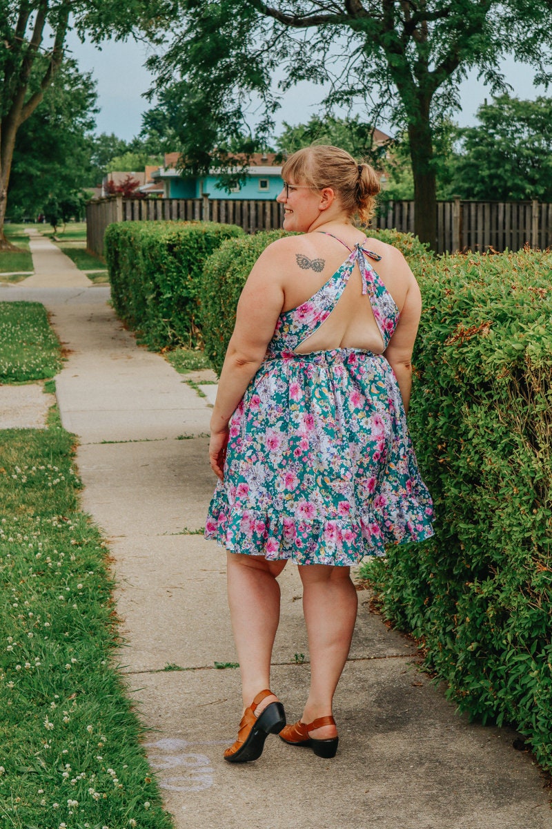 Edessa Dress and Top PDF Sewing Pattern, Including US Sizes 0-32, High ...