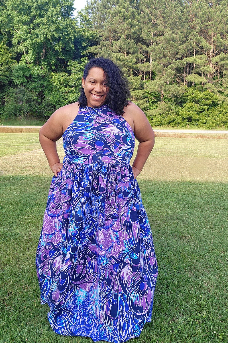 Edessa Dress and Top PDF Sewing Pattern, Including US Sizes 0-32, High ...