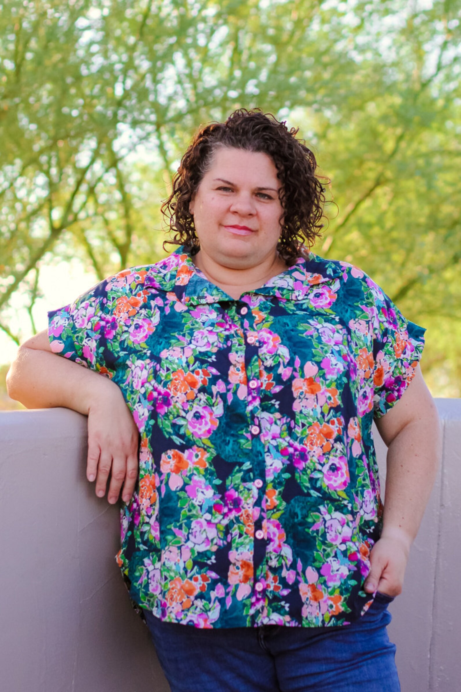 Juneau Shirt PDF Sewing Pattern, US Sizes 0 - 32, Dolman Style Button ...