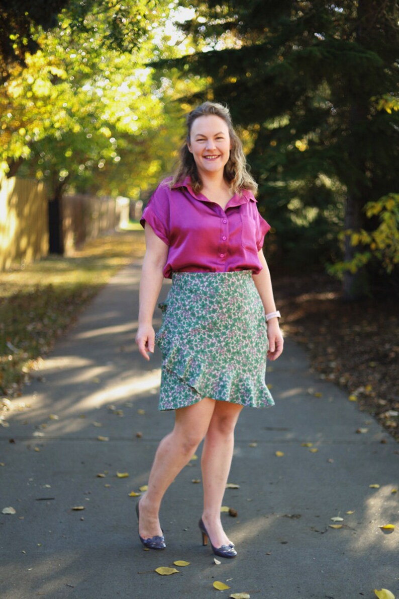 Sitka Skirt PDF Sewing Pattern, US Sizes 0 - 32, Fitted Skirt Pattern ...