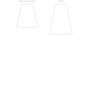 Lowell Skirt PDF Sewing Pattern, US Sizes 0 - 32, Easy A-line Style ...