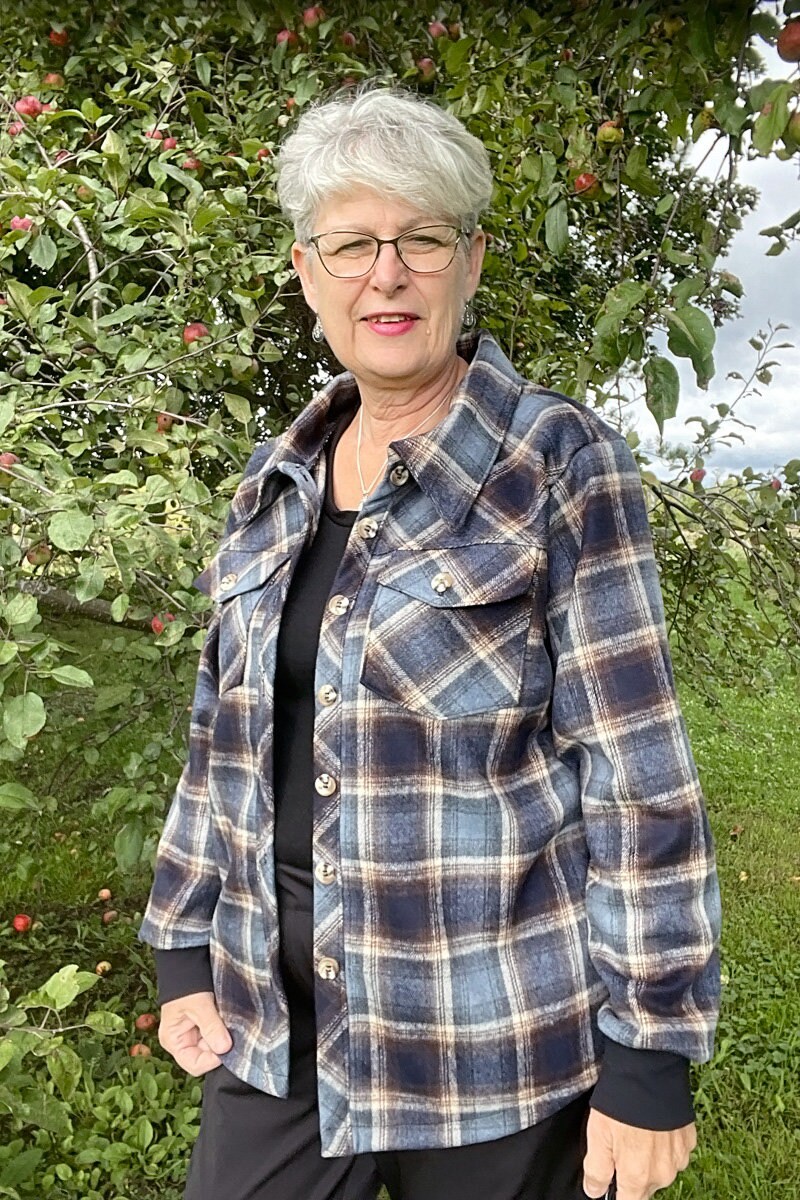 Tahoe Shacket PDF Sewing Pattern, US Sizes 0 - 32, Long Sleeve Shacket ...