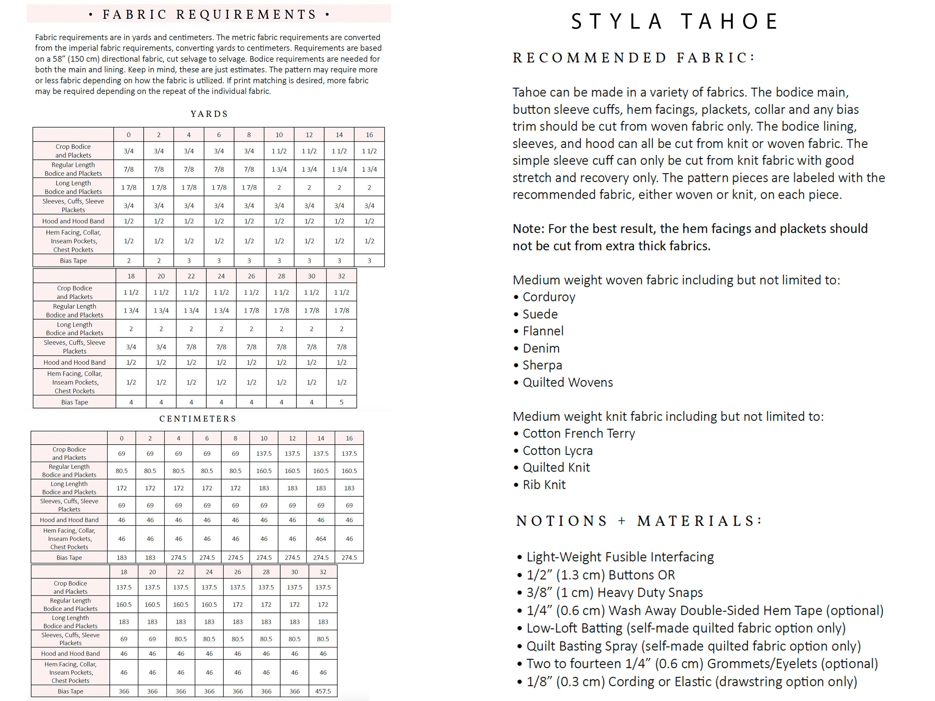 Tahoe Shacket PDF Sewing Pattern, US Sizes 0 - 32, Long Sleeve Shacket ...