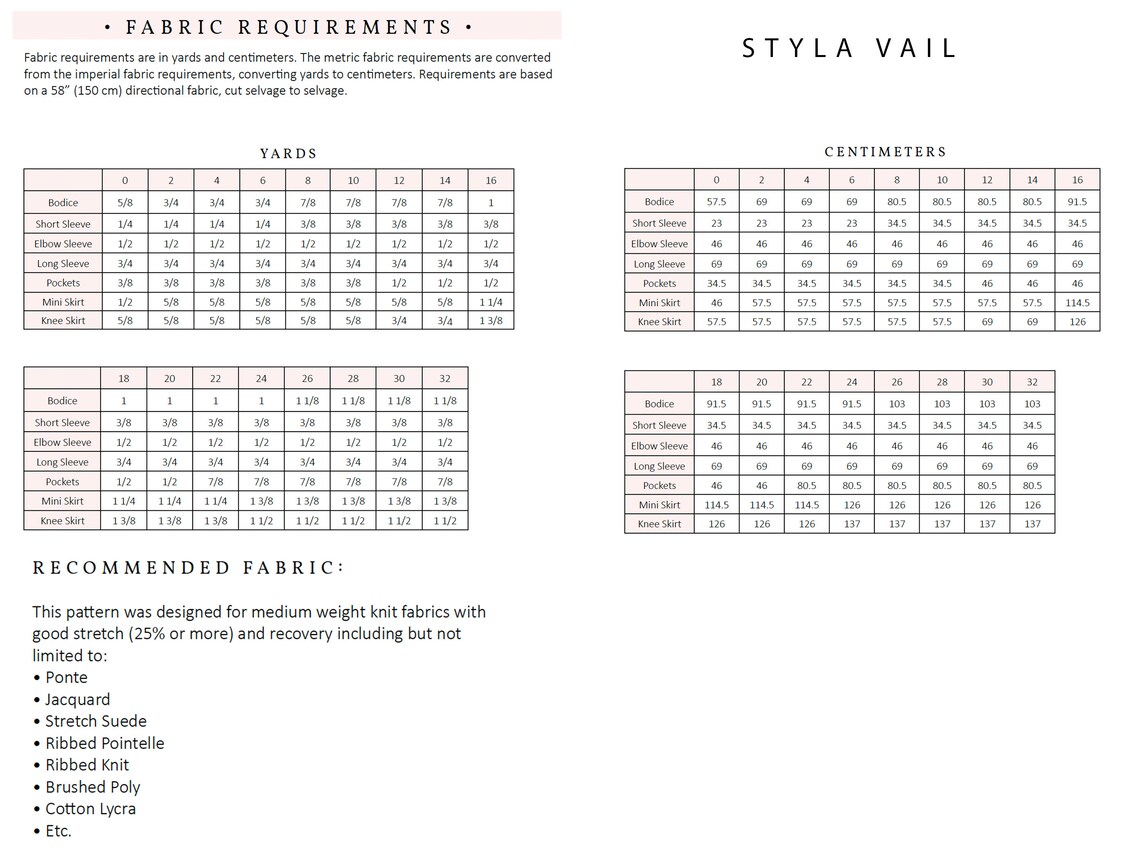 Vail Dress PDF Sewing Pattern US Sizes 0 32 A-line Dress - Etsy