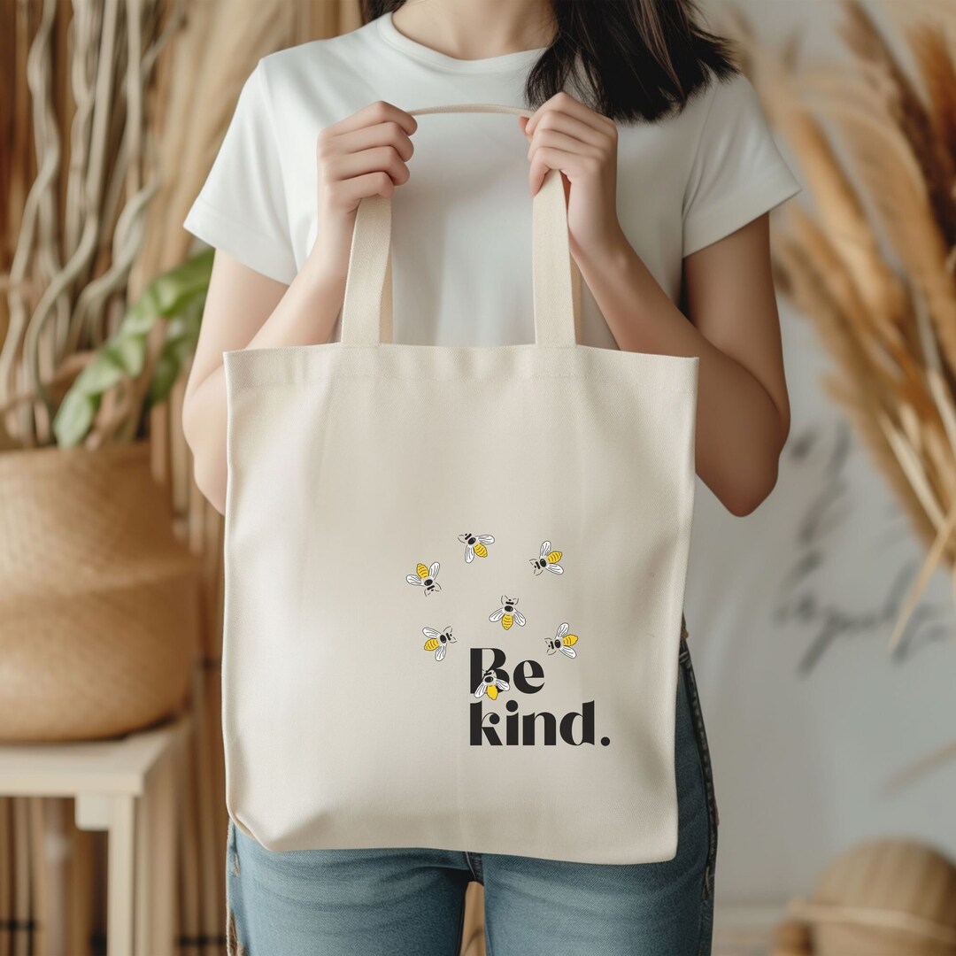 Be Kind Eco Tote Bag Kindness Matters Choose Kindness Canvas Bag Be ...