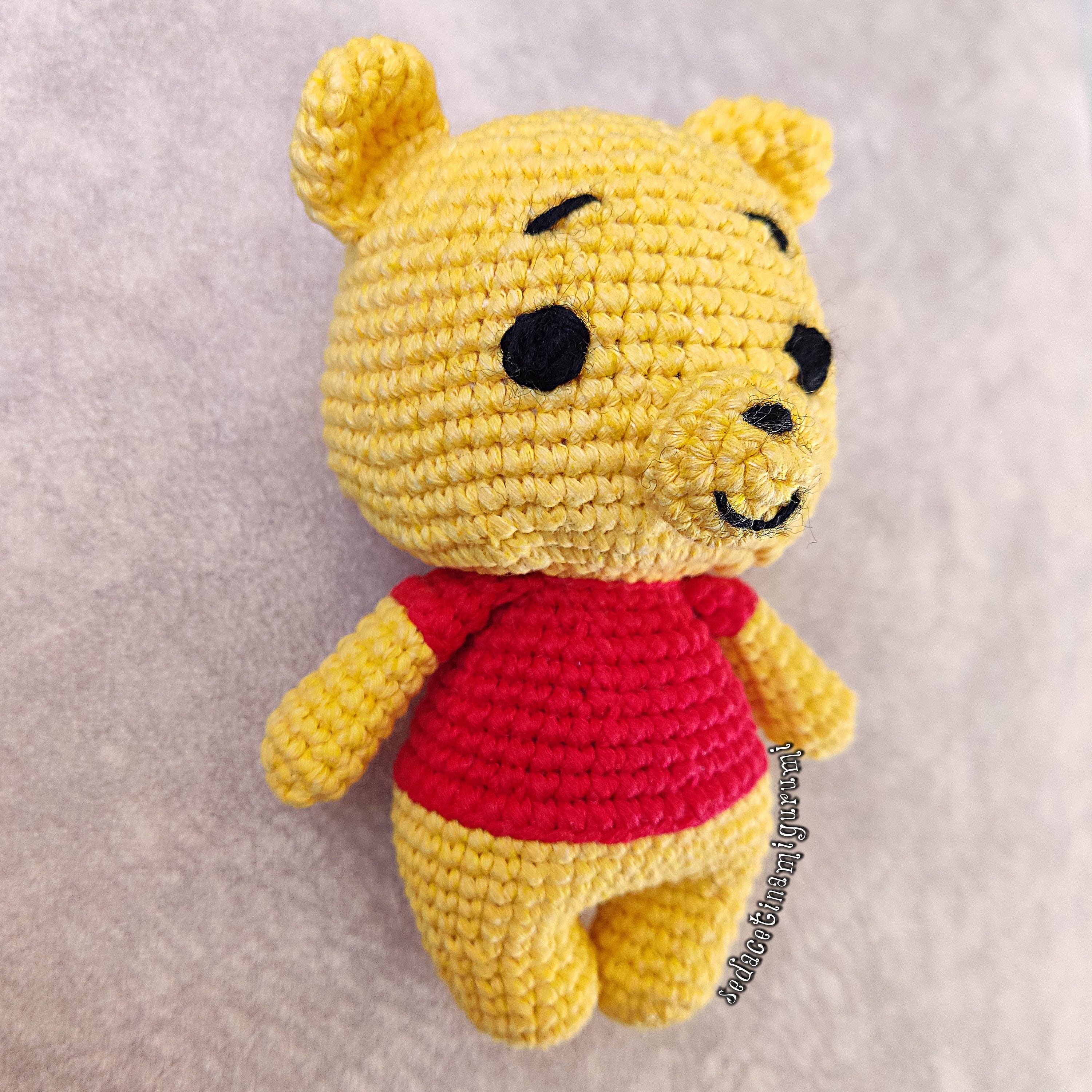 Crochet Little Bear PDF Pattern - English, US Terms - Low Sew Easy Project - Instant Download ...