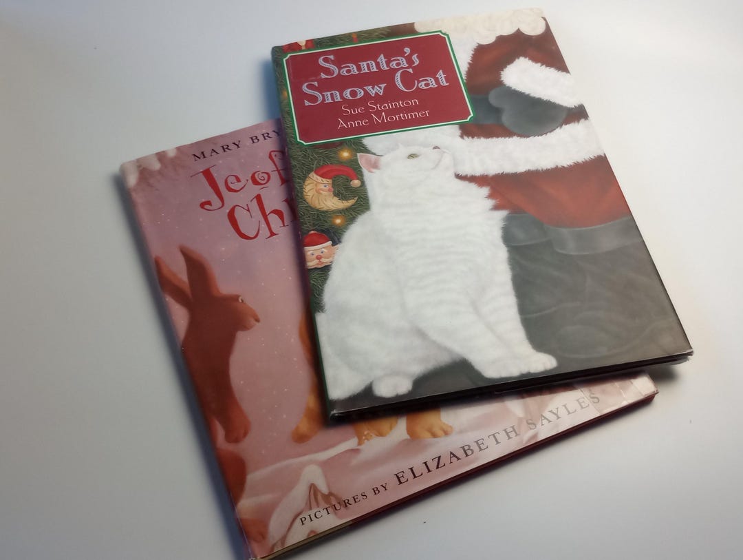 Santa's Snow Cat" and "jeoffry's Christmas" Children's Christmas Cat ...