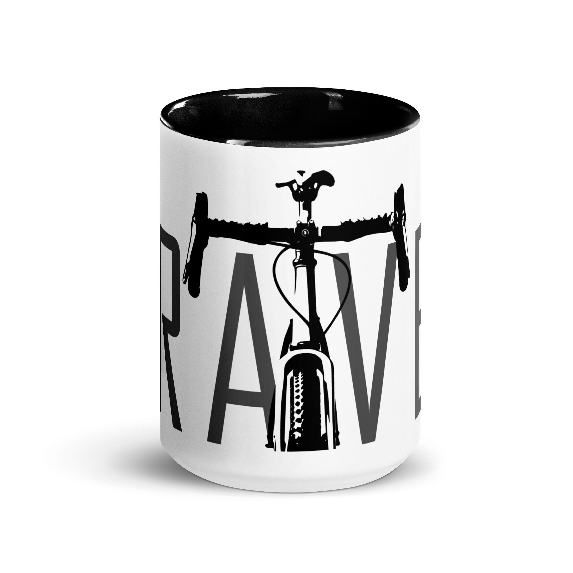 Cycling Art Mug, Gravel Ride, Gravel Bike, Minimalistic, Bicycle Gift ...