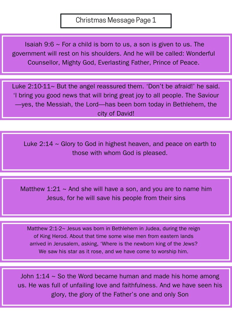 Christmas Scripture Jar Printables | DIY Bible Verse Notes | Printable ...