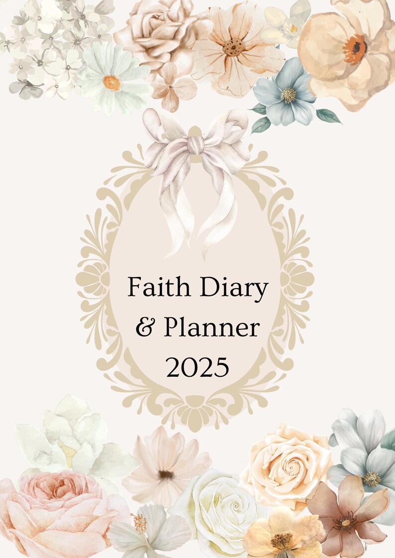 Faith Planner 2025, Christian Diary 2025, Christian Planner, Digital ...