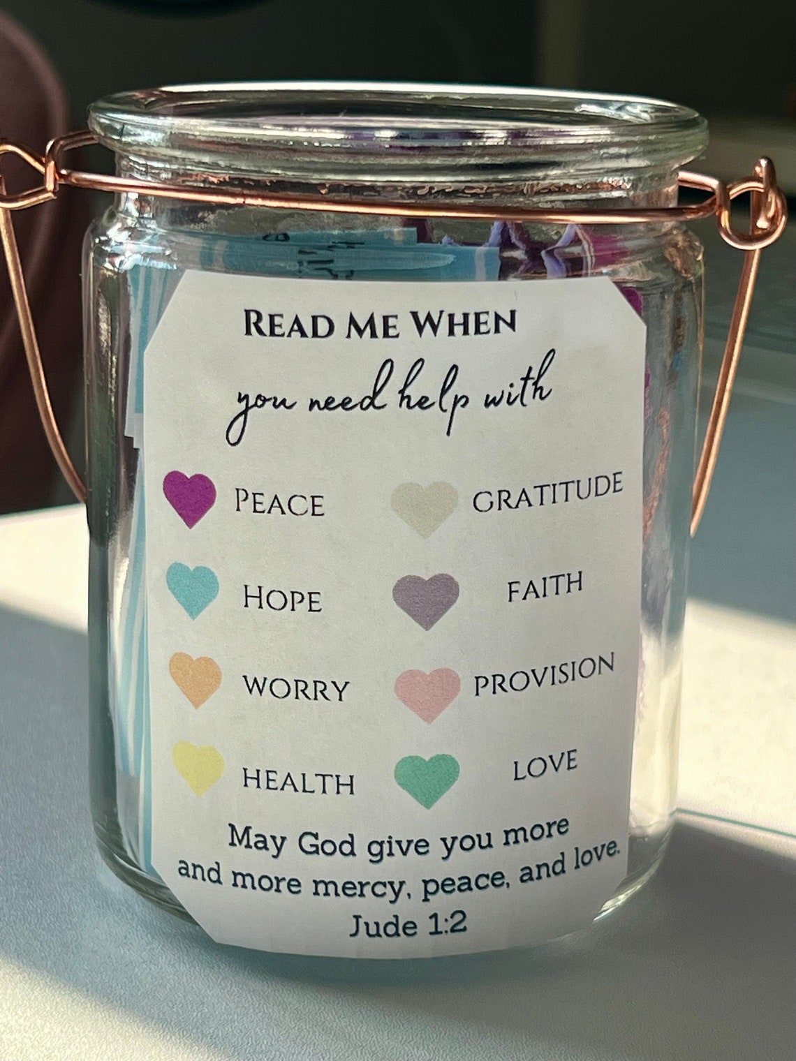 Scripture Jar Printables | DIY Bible Verse Notes | Printable Prayer Jar ...