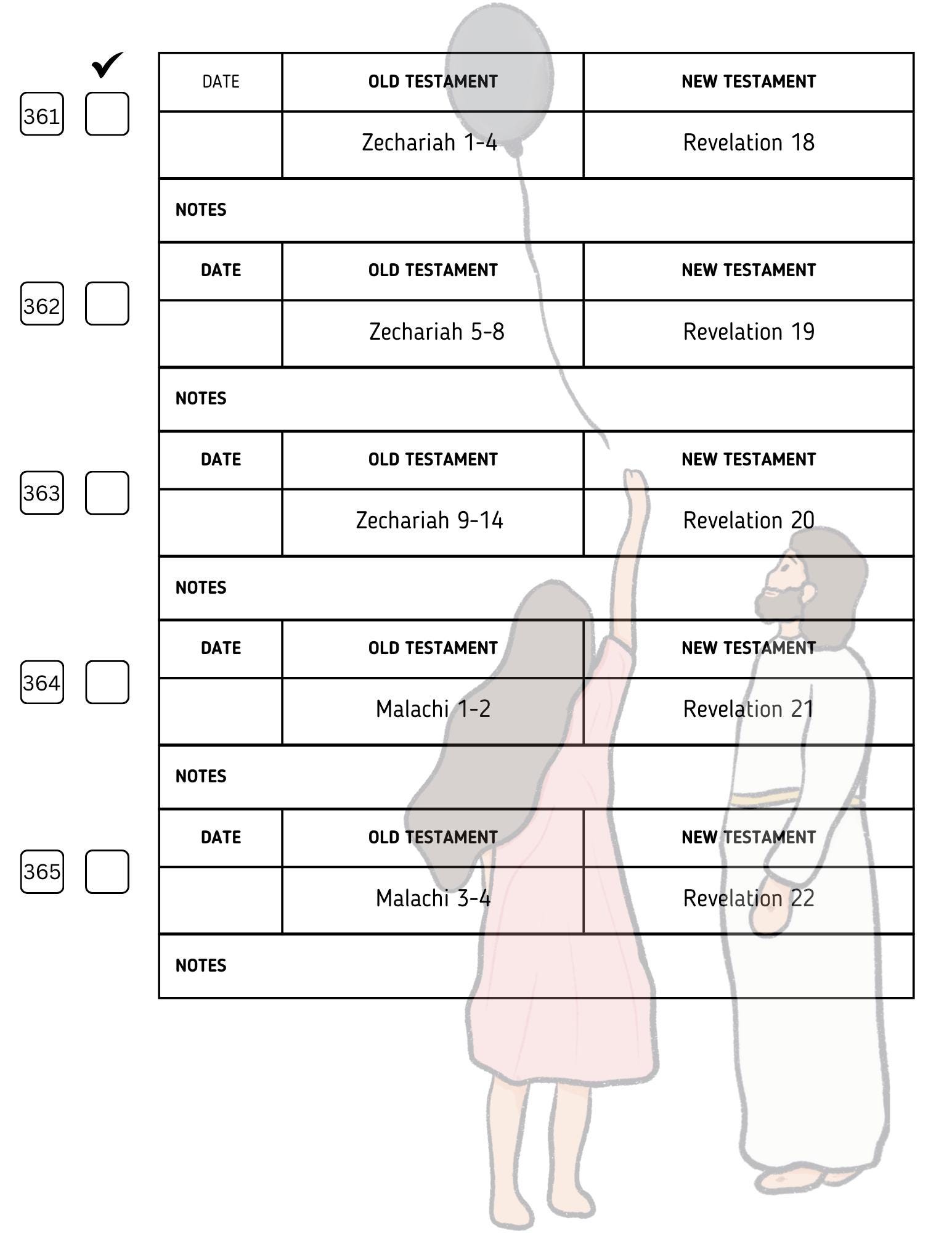Bible Reading Plan, 365 Day Bible Plan, Digital Bible Plan, Printable ...