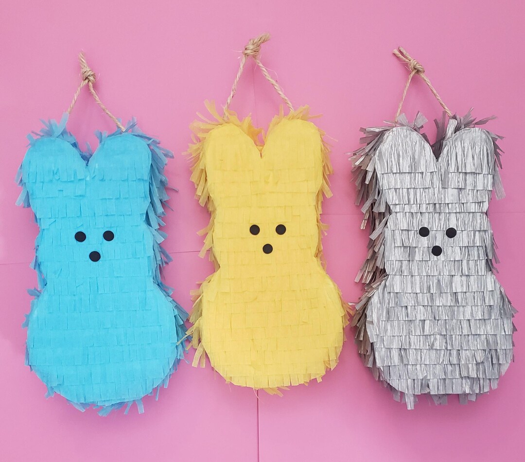Mini Peep Easter Bunny Piñata - Etsy