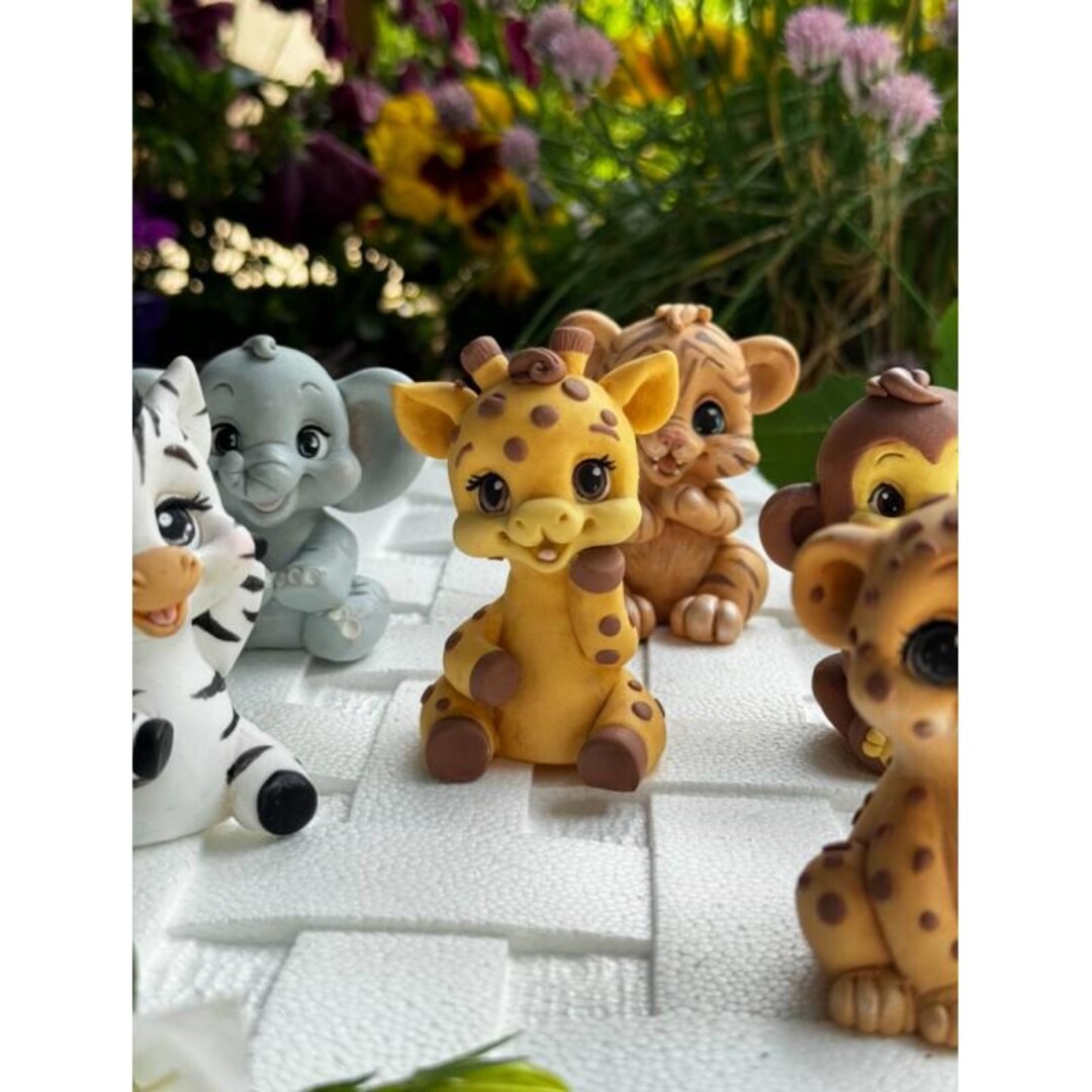 Silicone Mold Set Wild Animals Mini - Etsy