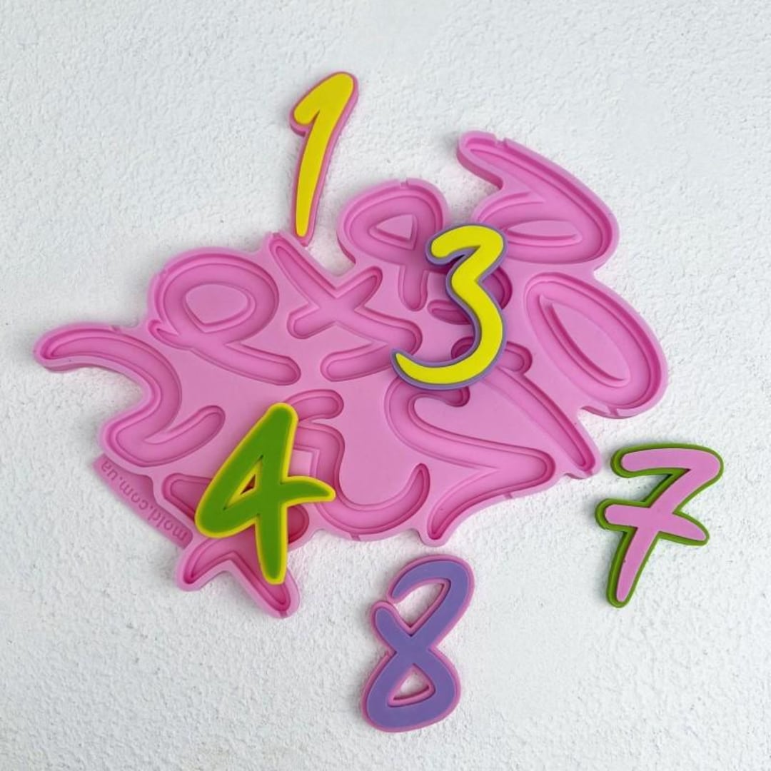 Silicone Mold Numbers Are Double-layer Uppercase - Etsy