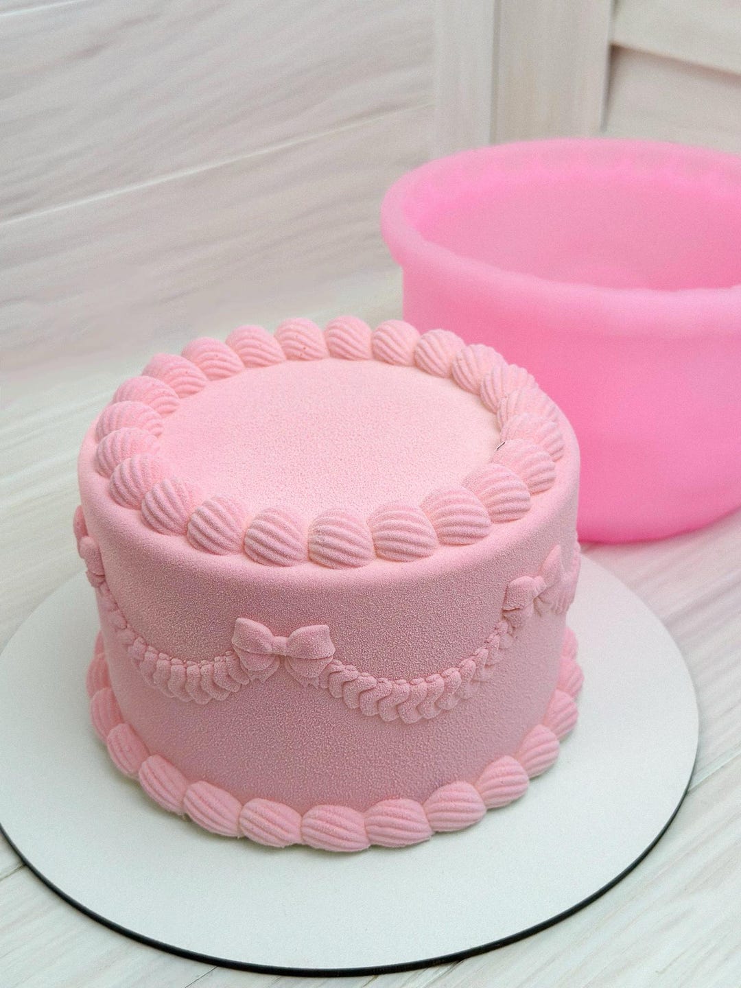 Silicone Bento Cake Mold, Cheesecake Cake Mold for Baking, Round ...