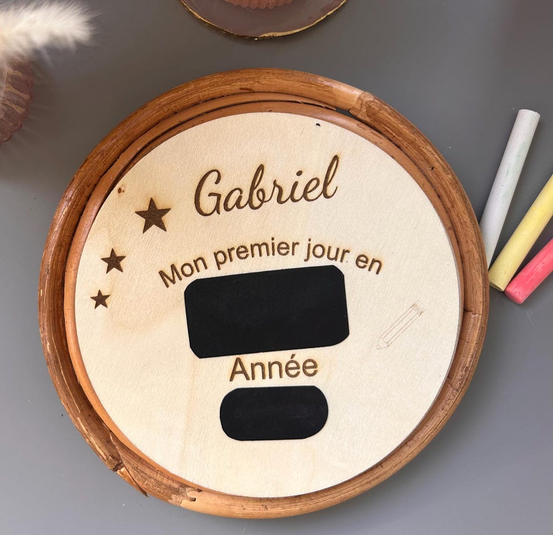 Back to School Wooden Sign Personalized Wood First Day of School ...