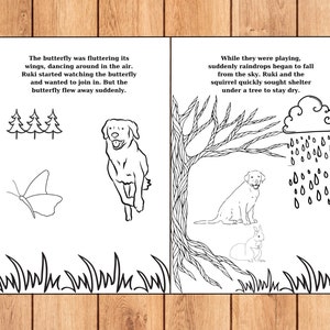 Colours of the Forest: Storybook and Colouring Pages for Children - Etsy