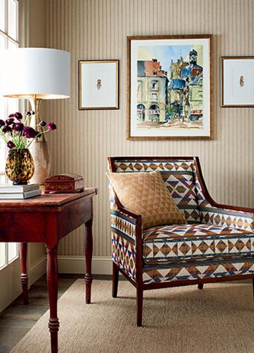 Thibaut Ryker Stripe Wallpaper - Etsy