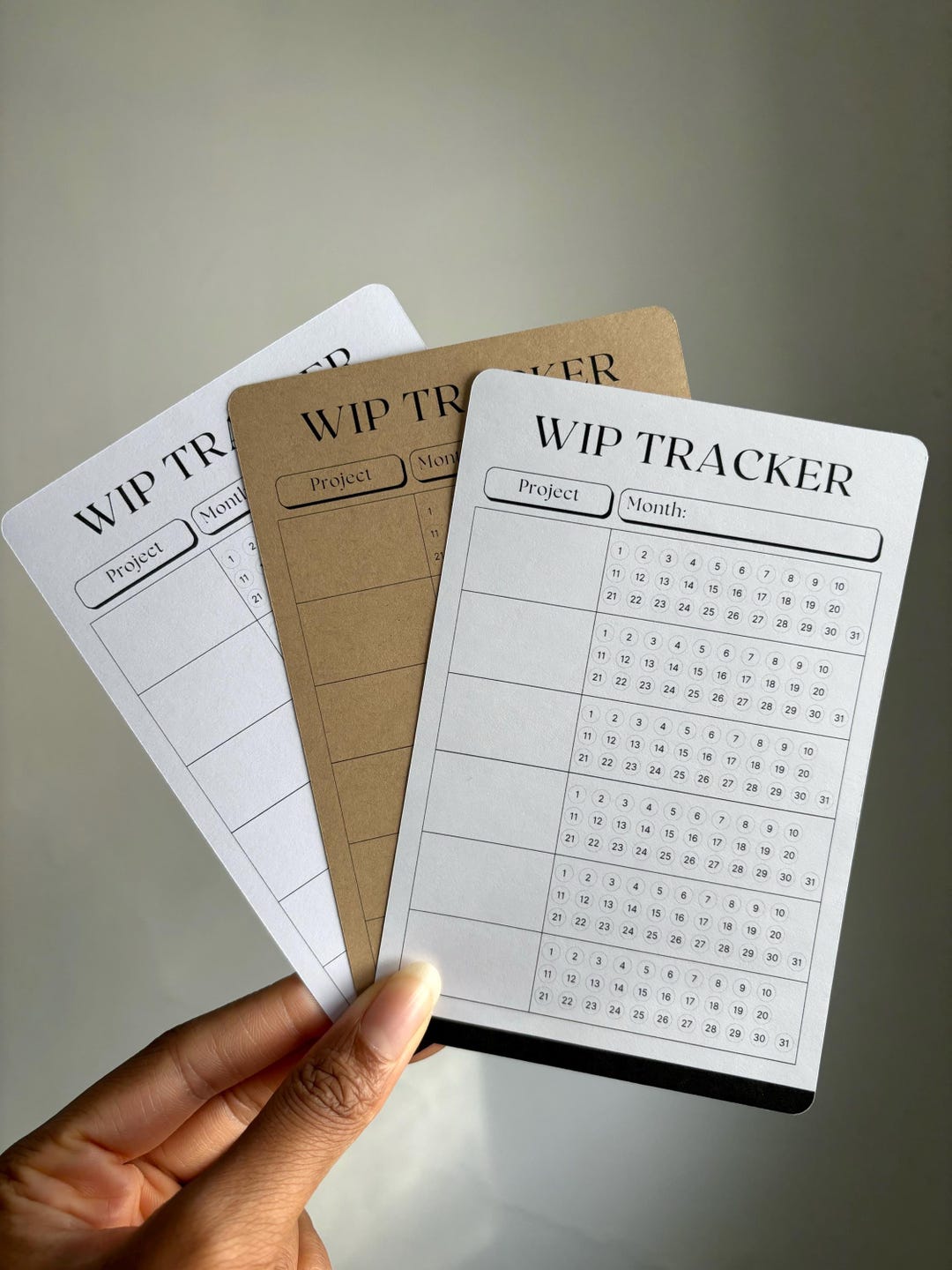 Monthly WIP (work in Progress) Tracker: Craft Journal Planner, Knitting ...