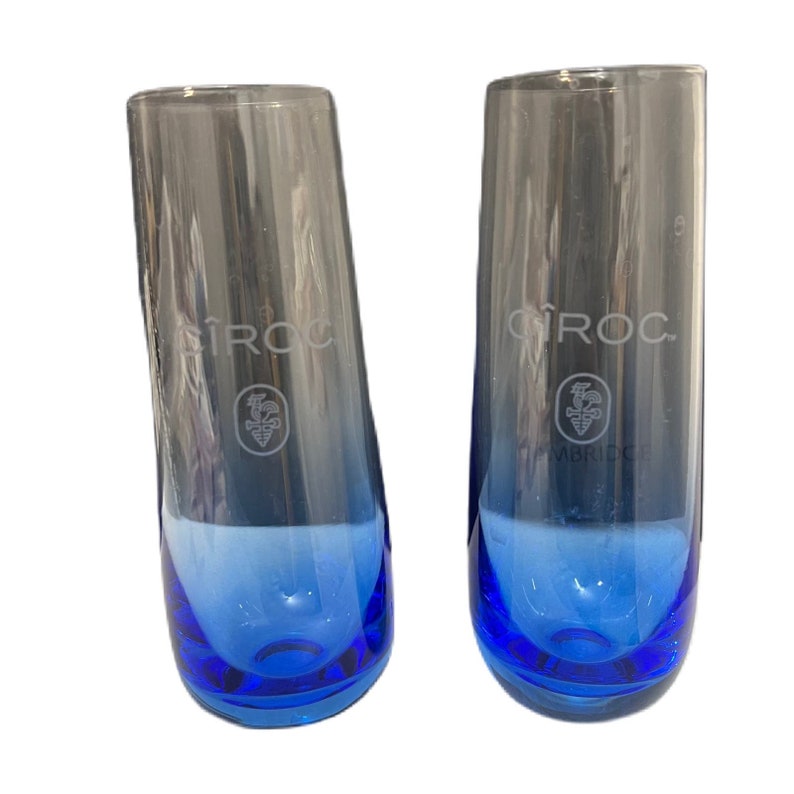 Ciroc Vodka Cocktail Sheer Flute Glass Set of 2 - Etsy