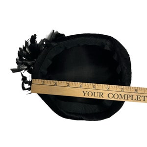 Ladies Vintage Feathered Fascinator Hat Black - Etsy